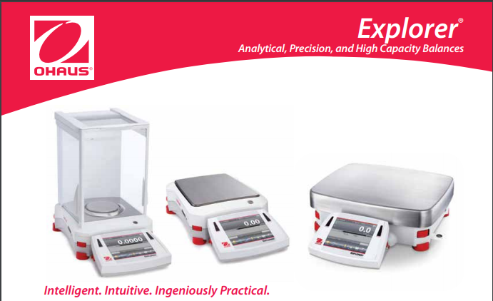 OHAUS Explorer Analytical Balances